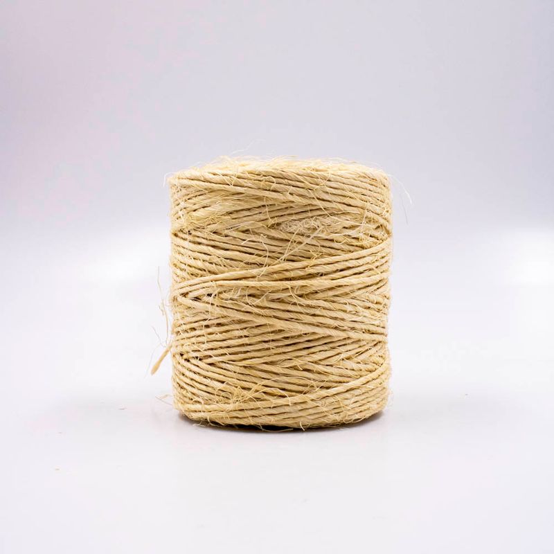 FIO DE SISAL SEM RAZAR 500/1 COM 100 METROS