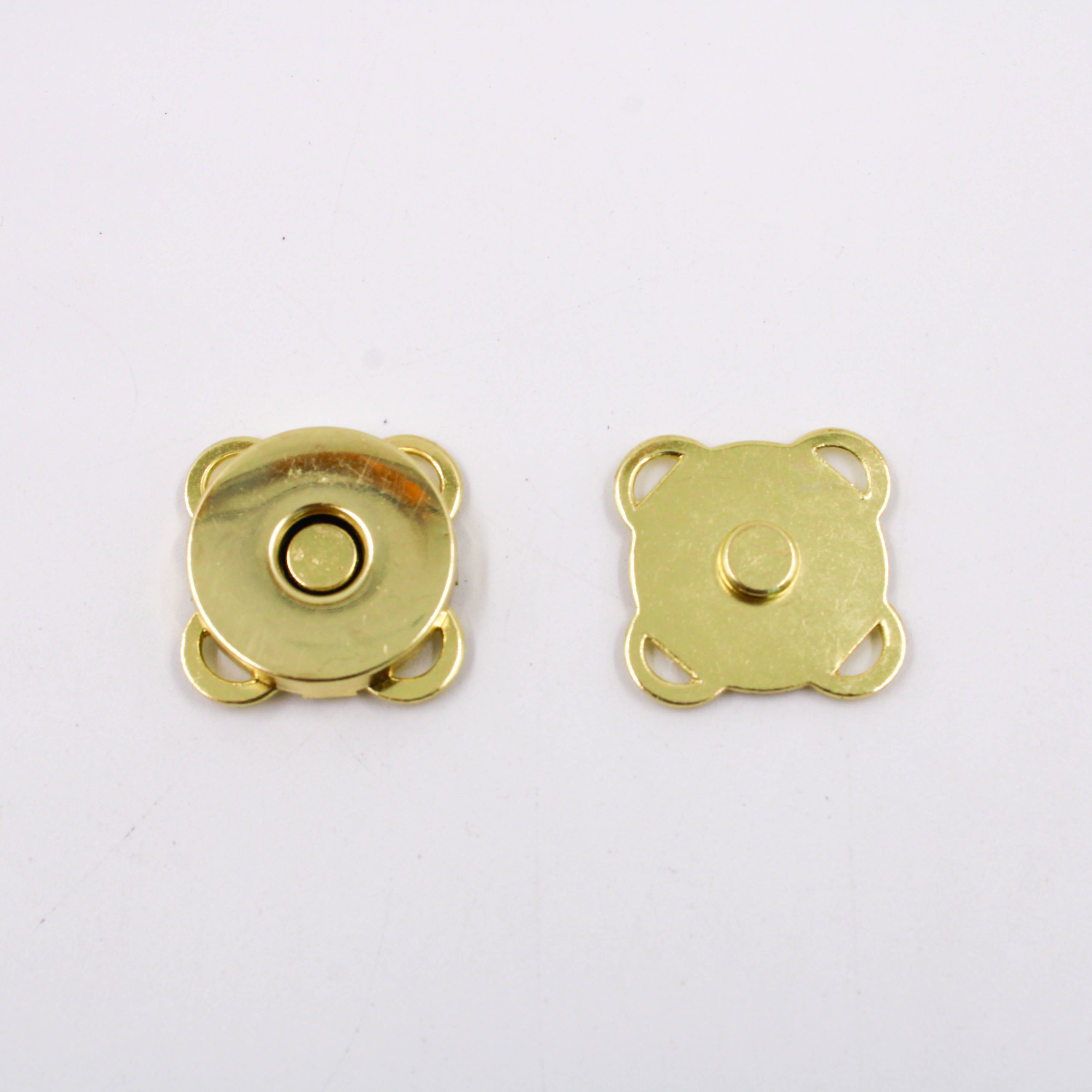 FECHO MAGNÉTICO PARA BOLSA 18MM EM FERRO COM 100 PARES